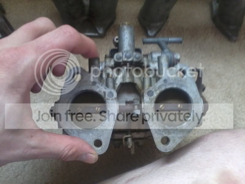 triple dellorto 40 dhla carburetors with canon manifold(need rebuild ...