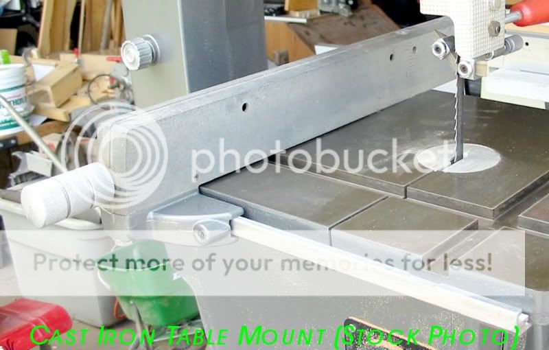 Fence on cast iron bandsaw????? - Shopsmith Forums