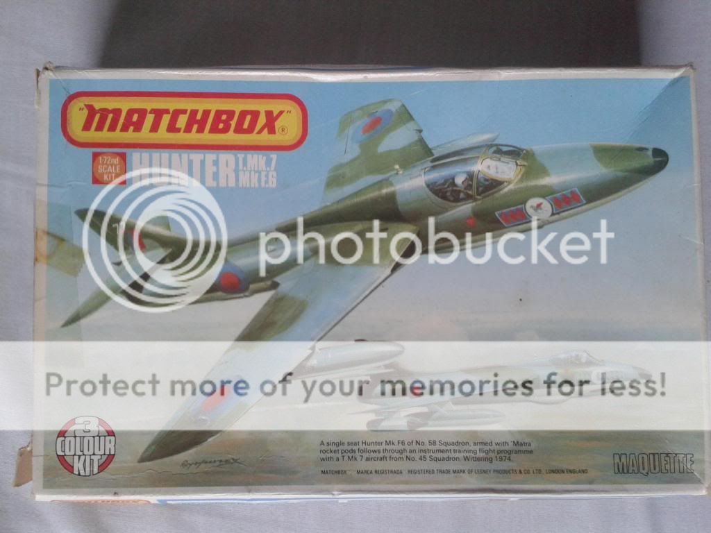 Matchbox Hawker Hunter - The Obsolete Kit Group Build - Britmodeller.com