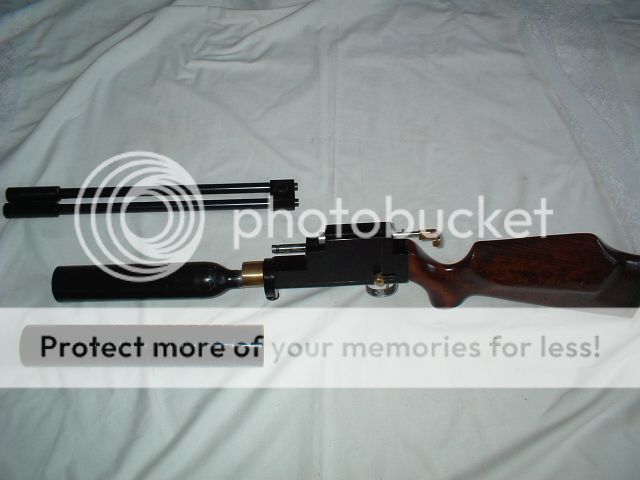 imperial,double barrel airgun.