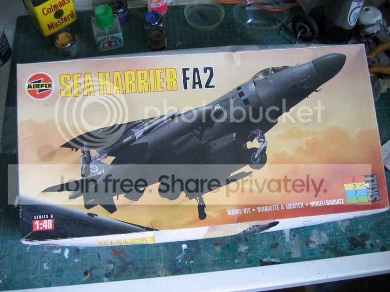 Airfix 1/48 FA2 Harrier - Harrier Single Type Group Build II ...