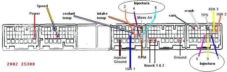 Is this the crank angle sensor pinout on the 02 ECU | Lexus IS Forum