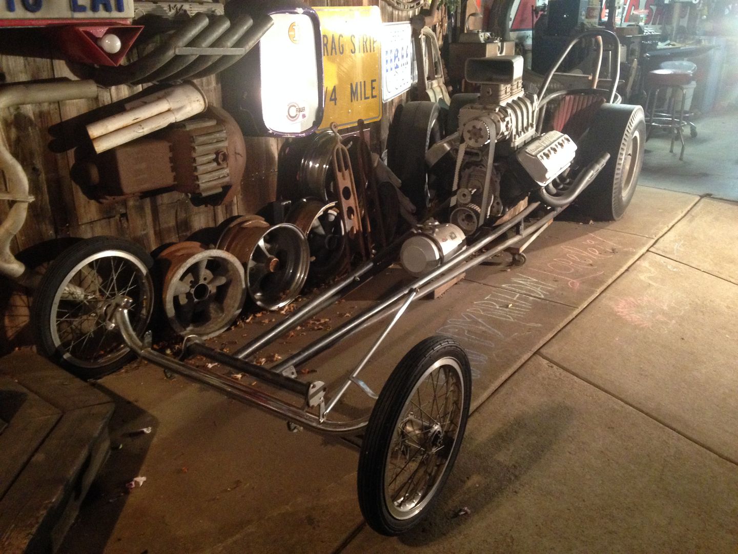 Vintage dragster frame / ft axle etc | The H.A.M.B.