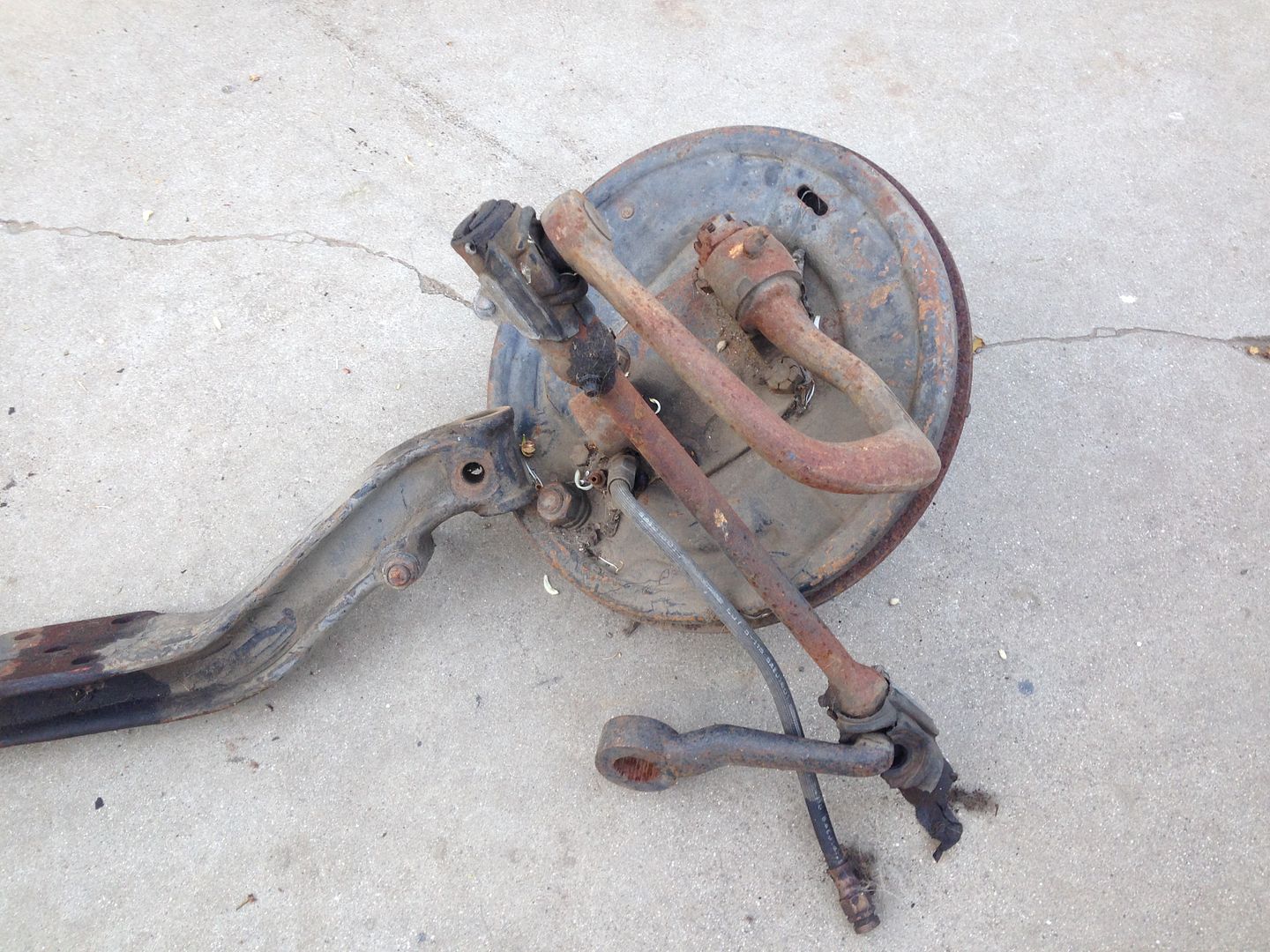 56 Ford front axle assembly. | The H.A.M.B.